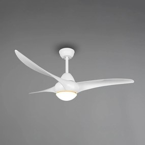 LED ventilátor Alesund s dálkovým ovládáním, bílá