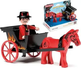 EFKO Igráček Pekelné spřežení Čert Hynek / Hrací set / Figurka, kočár