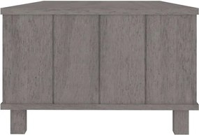 Konferenční stolek HAMAR světle šedý 100 x 55 x 35 cm borovice 340455
