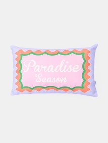 Sinsay - Dekorativní polštář s nápisem „Paradise Season” - růžová