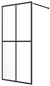 vidaXL Průchozí sprchová zástěna čiré tvrzené sklo 80 x 195 cm