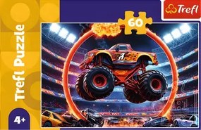 TREFL Puzzle Monster truck / 60 dílků / 33 x 22 cm / od 4 let