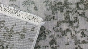 Diamond Carpets koberce Ručně vázaný kusový koberec Diamond DC-JK 1 silver/black - 120x170 cm