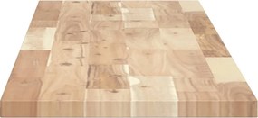Plovoucí police 3 ks 140 x 30 x 2 cm neošetřené akáciové dřevo 3279385