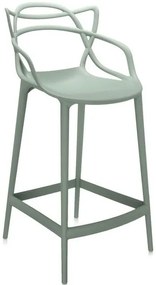Kartell - Barová židle Masters vyšší, zelená