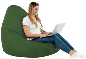Sedací vak DROP XXL tmavě zelený OUTDOOR