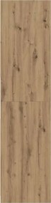 Šatní skříň dub artisan 80 x 50 x 200 cm kompozitní dřevo 3307701