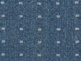 Bavlněná deka 130 x 170 cm tmavě modrá TAARI Beliani