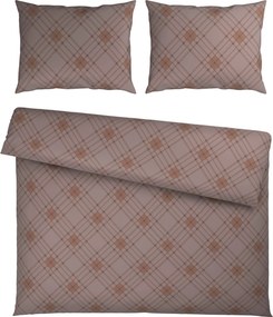 XXXLutz POVLEČENÍ satén šedohnědá 200/200 cm Ambia Home - Povlečení - 004443011001