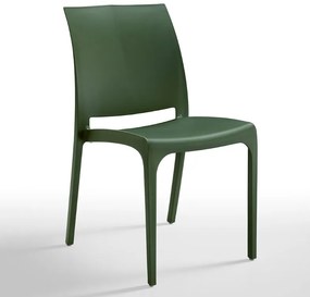 Plastová židle VOLGA zelená