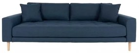 Pohovka LIDO 3 sedák 210 cm, polyester tmavě modrý House Nordic 1301442