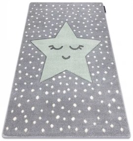 Dětský kusový koberec PETIT Dream hvězda šedý Rozměr: 120x170 cm