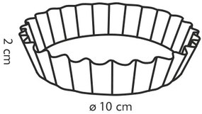 TESCOMA forma s vlnitým okrajem DELÍCIA ø 10 cm, 4 ks