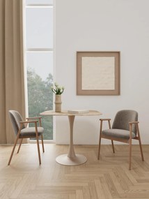 Jídelní stůl Malta 90 cm béžový