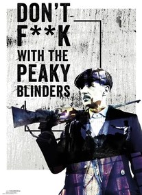 Plakát, Obraz - Peaky Blinders - Don't F**k With, (61 x 91.5 cm)