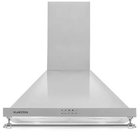 Montblanc 60, digestoř, 60 cm, nástěnná, 610 m³/h, LED, lišta, stříbrno-šedá