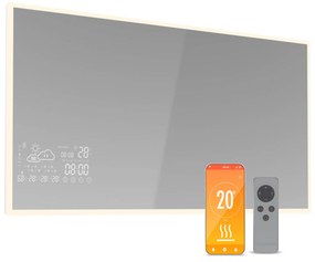Blumfeldt Infračervený ohřívač, Smart Mirror, Infračervené záření, 600 W, IP43