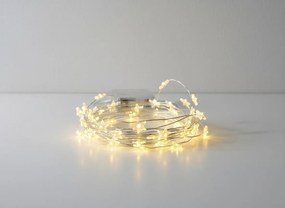 Světelný LED vánoční řetěz CAP 195 cm teplý bílý
