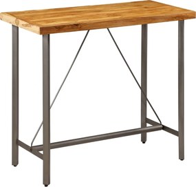 vidaXL Barový stůl z masivního recyklovaného teaku 120 x 58 x 106 cm [245804]