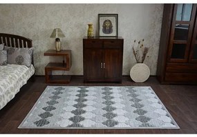 koberec AKRYL YAZZ 3766 Marocký jetel, Mříž, šedá velikost 160x220 cm | krásné koberce cz