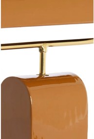 Oranžová kovová stolní lampa (výška 38 cm) Cardona – Light &amp; Living