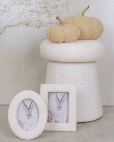 Béžová plyšová dekorace dýně Pumpkin Teddy L - Ø 25*19 cm