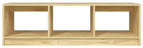 Konferenční stolek 110 x 50 x 34 cm masivní jedlové dřevo - Default Title