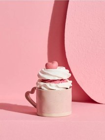 Sinsay - Hrnek s uchem ve tvaru srdce - pastelová růžová