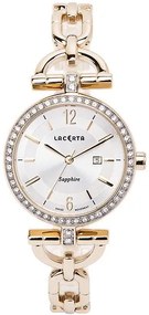 Dámské švýcarské šperkové luxusní hodinky Lacerta LC304 - safírové sklo