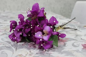 Fialová umělá bougainvillea ve svazku 45cm