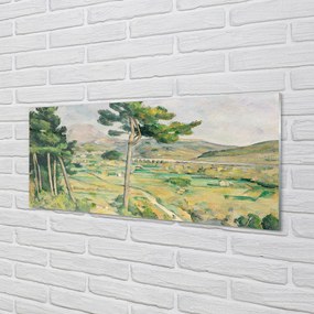 akrylový obraz Art pohled na louku 120x60 cm