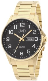 Vodotěsné pánské pozlacené náramkové hodinky JVD JE611.5 - 10ATM