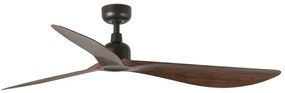 FARO Barcelona FARO 34362 - Stropní ventilátor OUTWOOD L hnědá/černá pr. 150 cm IP44 + DO 34362