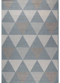Kusový koberec Flat 21132 ivory/silver/mint Varianta: 60x110 cm