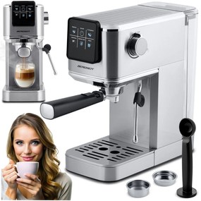 Kávovar pákový 20 bar Berdsen BD-770 stříbrný