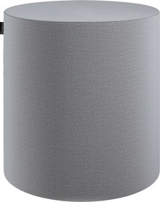 Sedák Barrel- válec pevný barva šedá látka sametová