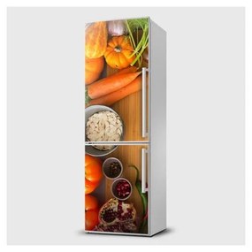 E-shop24, Pi51SL312, Rozměr 65x180 cm, Fototapeta samolepící na lednice - Jarní zelenina