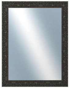 DANTIK - Zarámované zrcadlo - rozměr s rámem cca 70x90 cm z lišty PRAHA černá (2753)