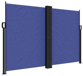Zatahovací boční markýza modrá 160 x 1 000 cm,  4004731