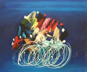 Cyklisti - 60 x 90 cm