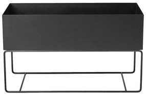 FERM LIVING Truhlík Plant Box Large, Black