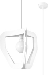Sollux Lighting Závěsná lampa TRES bílá