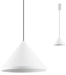 Redo 01-1984 závěsné LED svítidlo Eiko pískově bílé, 13W, 3000K, ø24cm