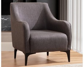 Designové křeslo Beasley tmavě šedé