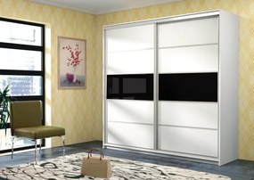 Casarredo - Komfort nábytek Šatní skříň DUBAJ/CLEMENTE černá