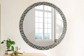 Kulaté dekorativní zrcadlo Ornament fi 100 cm
