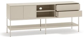Krémový TV stolek 175x74x45 cm Platt – Teulat