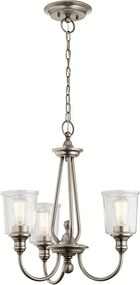 Elstead Waverly tříramenný lustr Cín 56 cm 3x E27