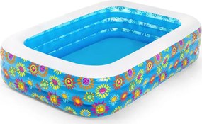 Bestway Nafukovací dětský bazén modrý 229 x 152 x 56 cm [93793]