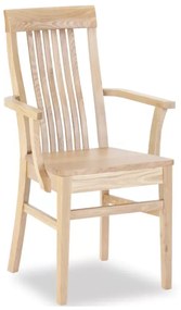 Jídelní dubová židle - křeslo Takuna